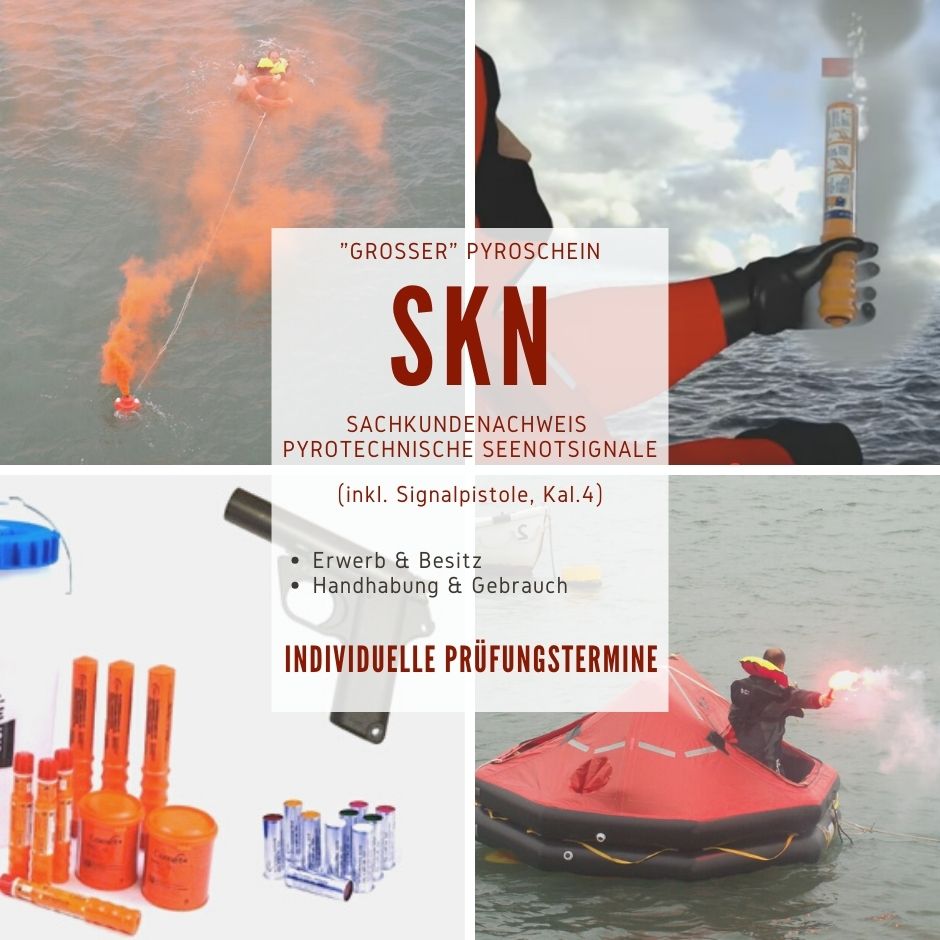 SKN - Sachkundenachweis Seenotsignalmittel | Mobile Bootsfahrschule